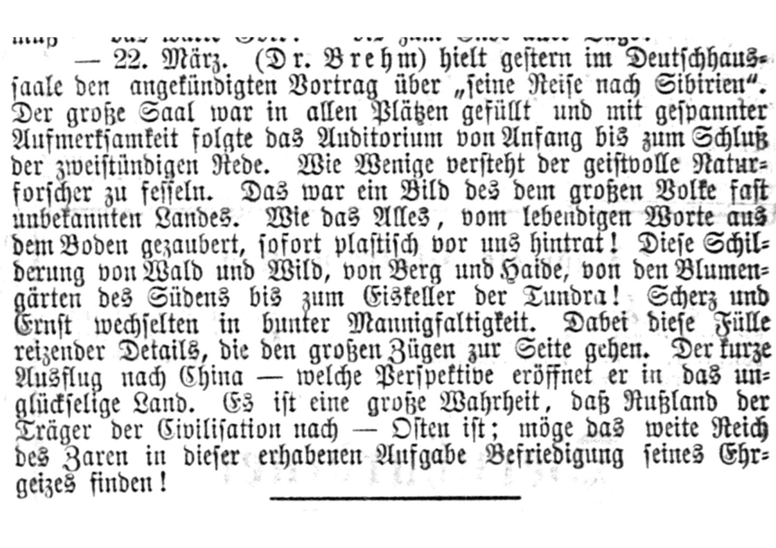 „Brehms Tierleben“ – Vortrag von Alfred Brehm 1880 in Aschaffenburg ...